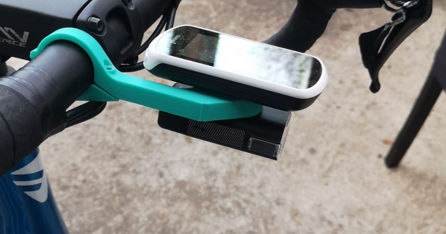 Double Universal Out-front Mount Garmin / Double Support frontale ...