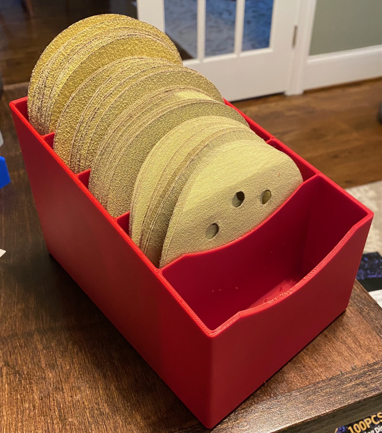 5 in Sanding Disk Holder/Organizer by T Fricke | Download free STL ...