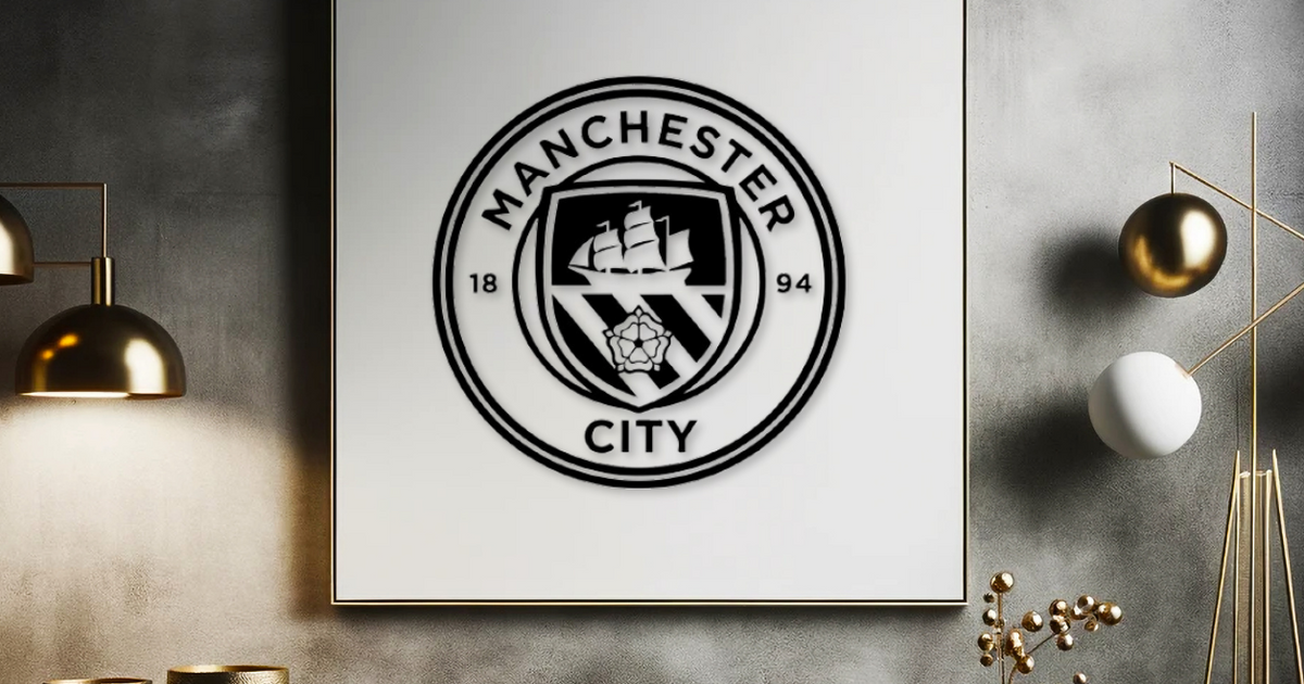 Manchester City, Wall Decor, 2D Art, Office Decor by Kahraman ...