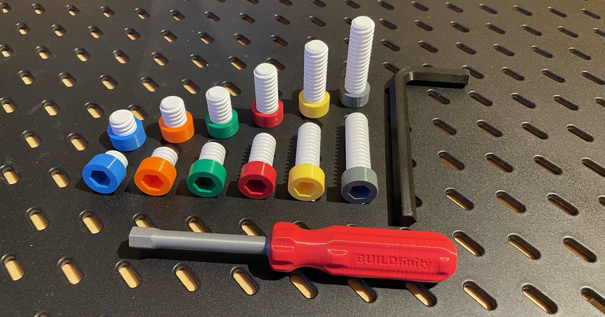 BUILDfinity Allen Screws Extension-Kit // Inbus-Schrauben Erweiterungs ...