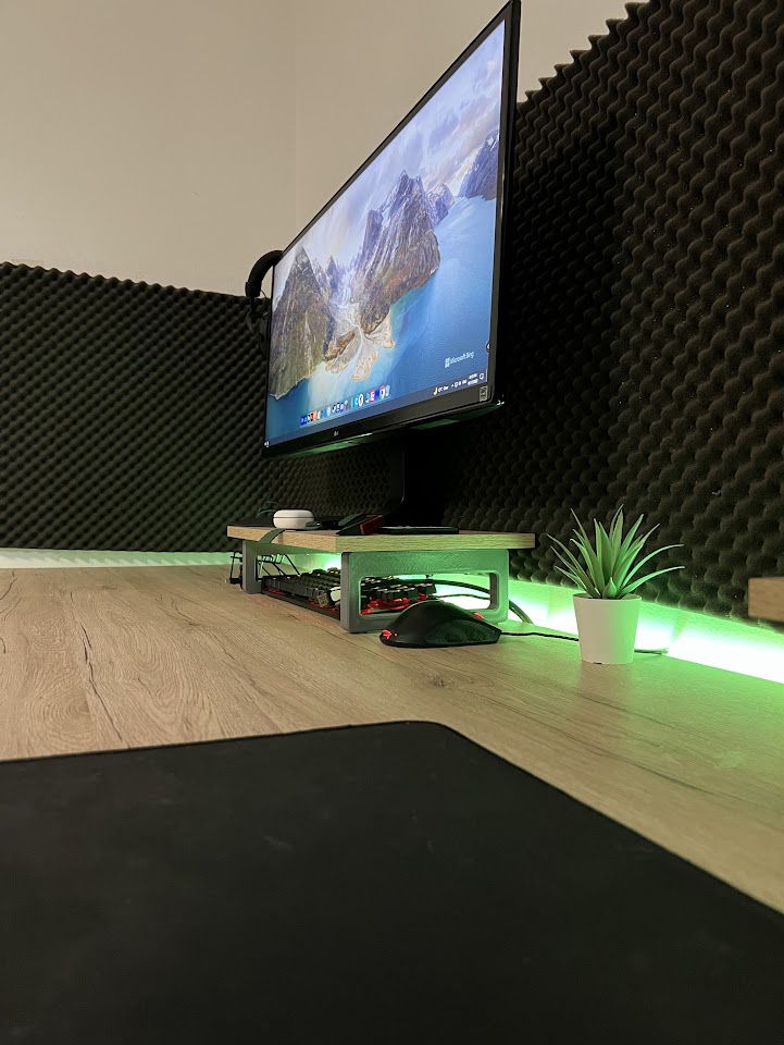 Simple feet for a simple monitor stand by Theo from Tinkering with ...