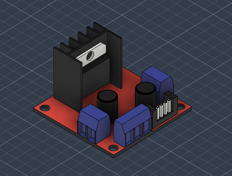L298N module by Dani85 | Download free STL model | Printables.com
