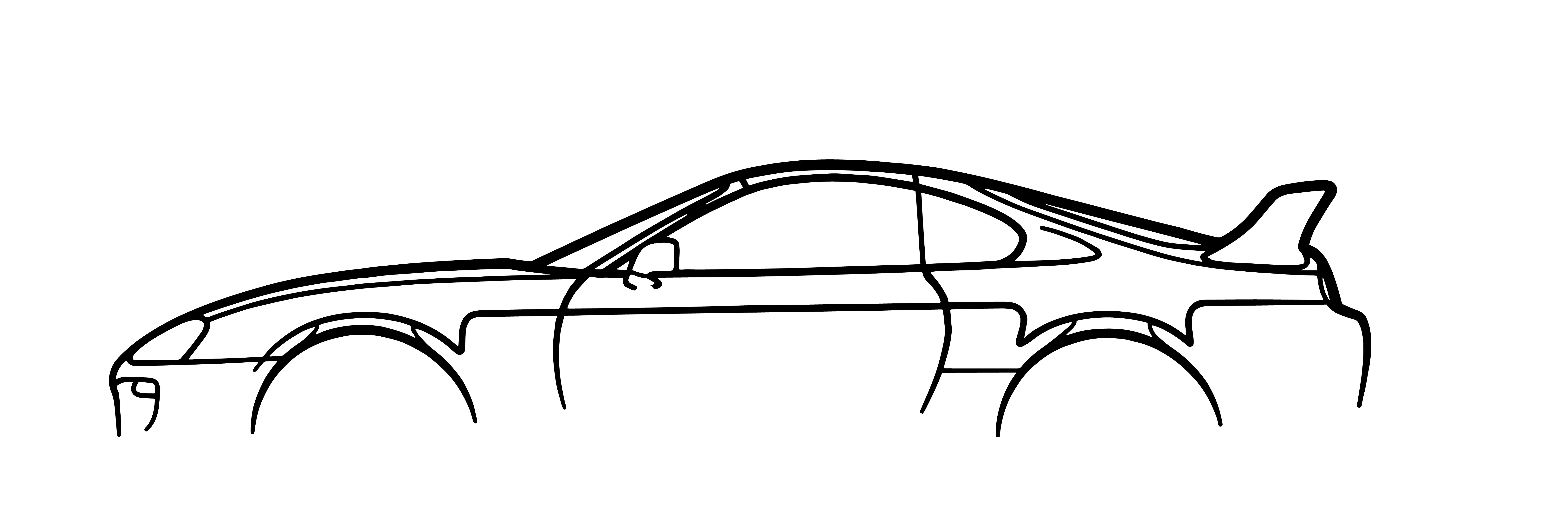 Toyota Supra Mk4 Silhouette Wall Art por pino1021 | Descargar modelo ...