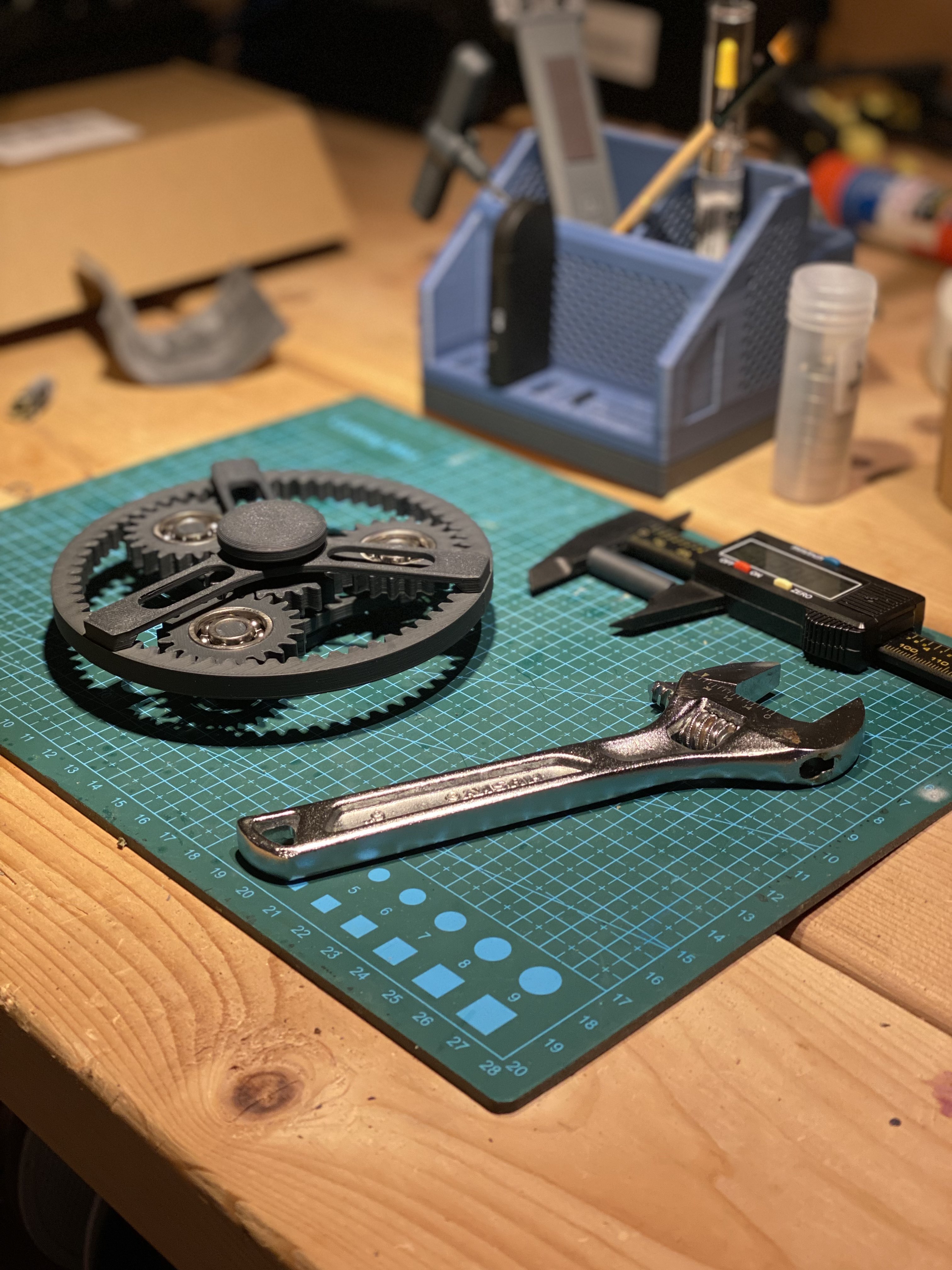 Carrier Planetary Gear Spinner by S355-Concepts | Download free STL ...