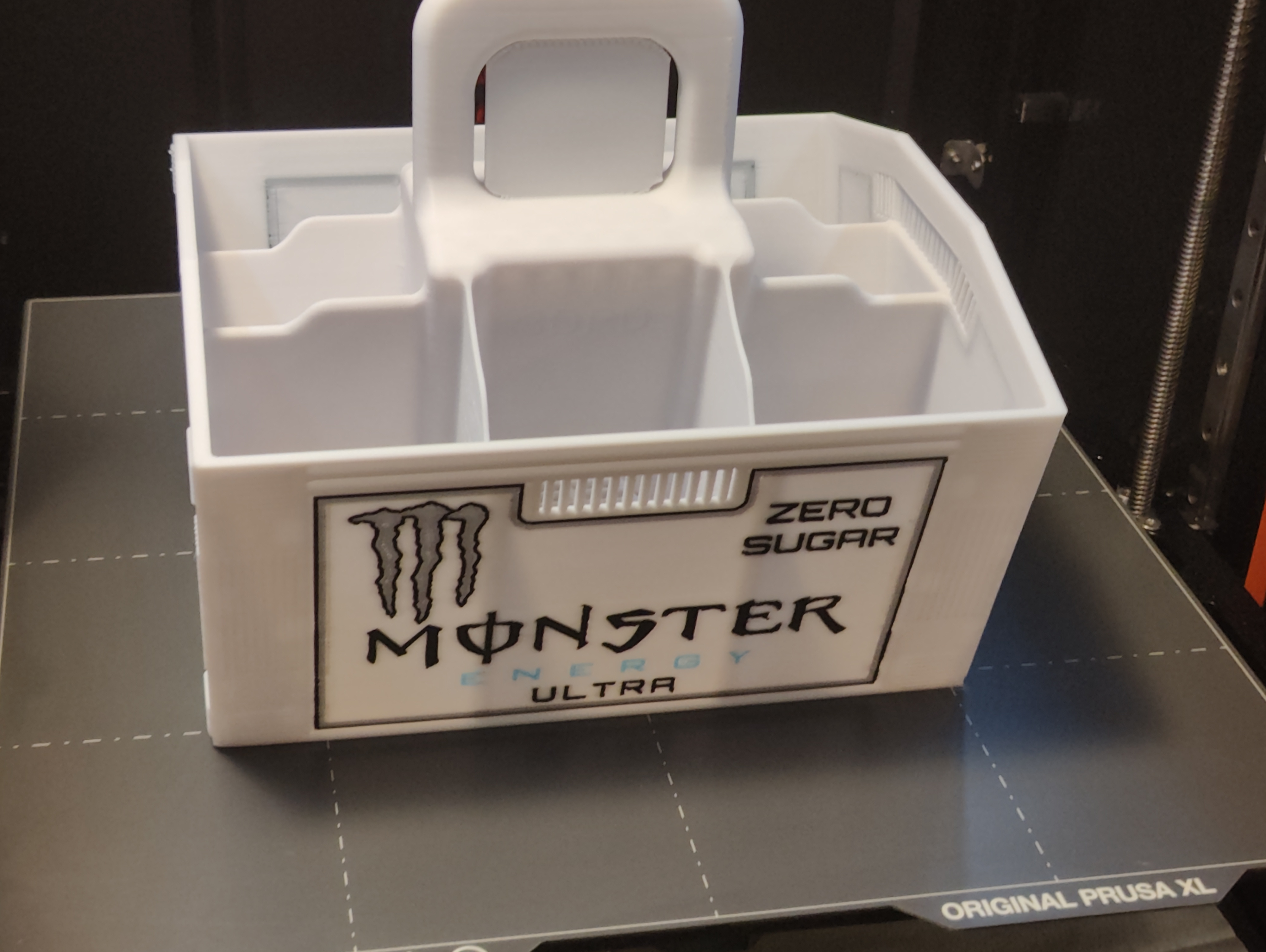 Crate Monster White multi color. by Peter Larsen | Printables Store