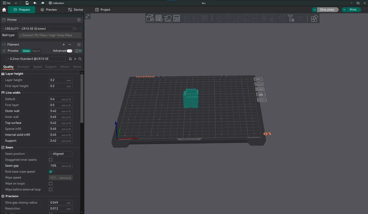 Creality CR10SE Orca Slicer Profile (ENHANCED) by ARD | Download free STL model | Printables.com
