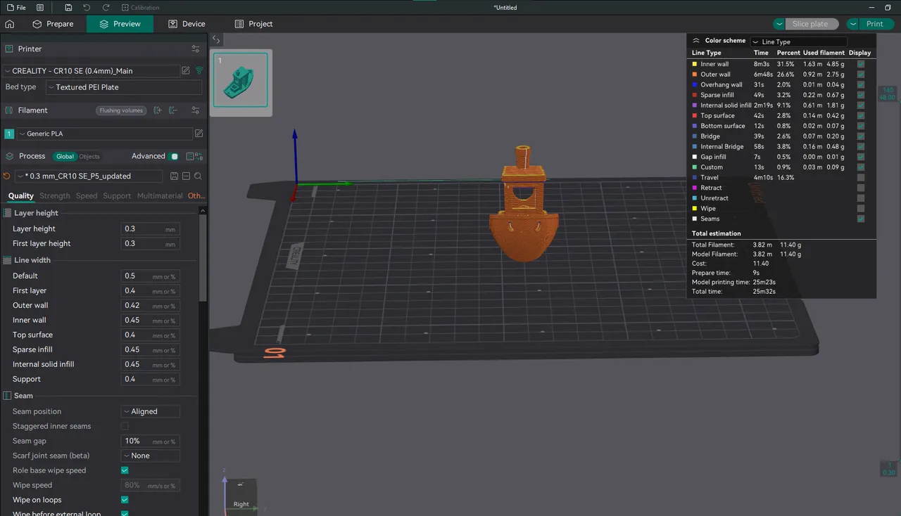 Creality CR10SE Orca Slicer Profile (ENHANCED) by ARD | Download free STL model | Printables.com