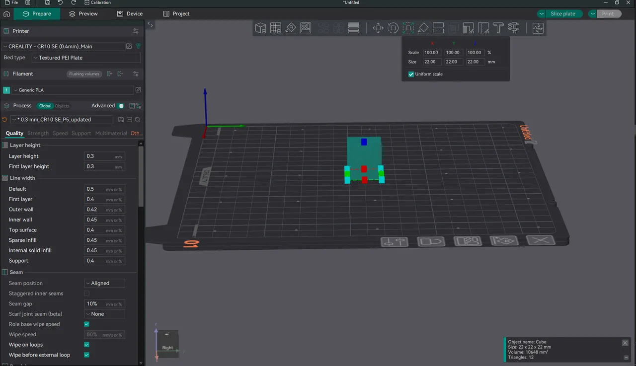 Creality CR10SE Orca Slicer Profile (ENHANCED) by ARD | Download free STL model | Printables.com