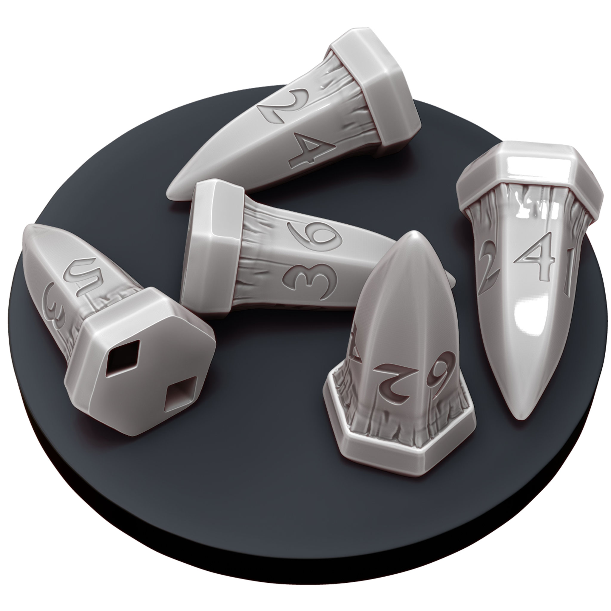 Dragon Teeth Dice Set by Ars Moriendi 3D | Download free STL model ...