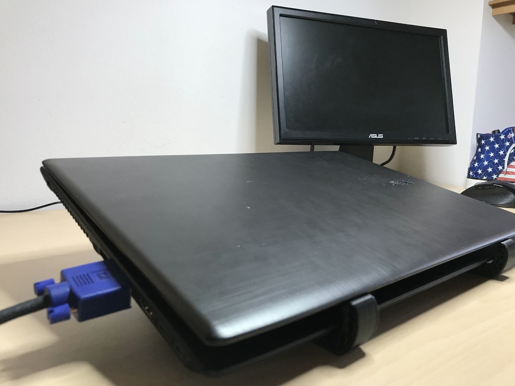 Laptop "sled" stand by itsAlisaa | Download free STL model | Printables.com