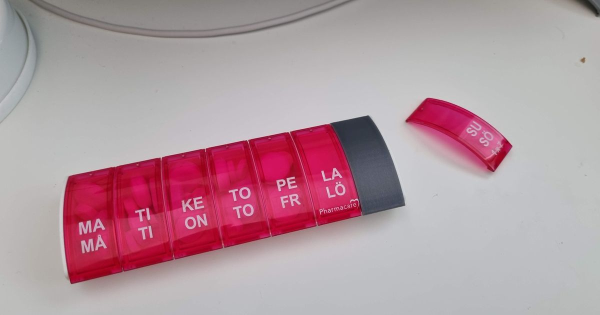 Pill dispenser lid replacement (Anmed compatible) por Haprog ...