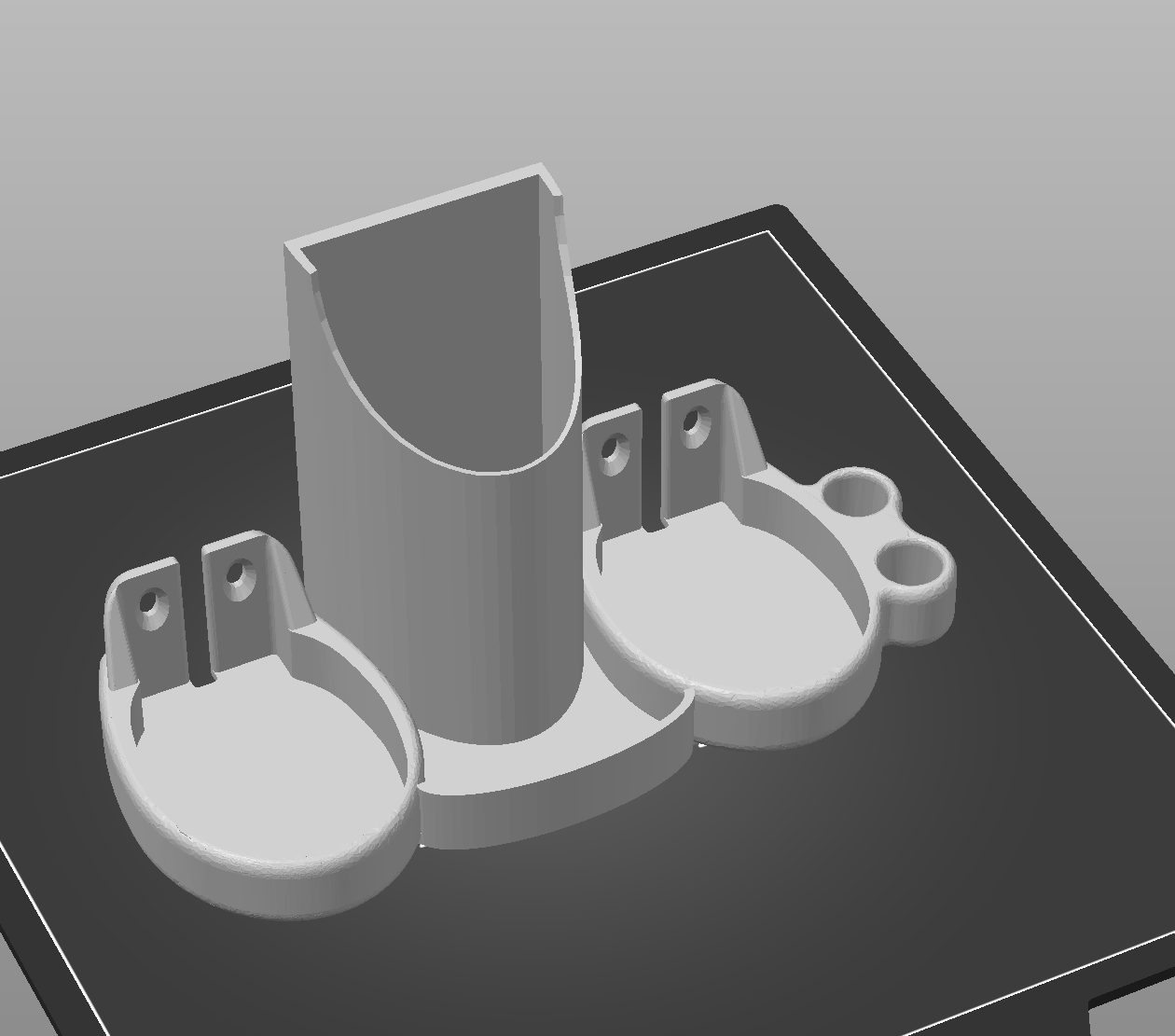 Oral B Holder with toothpaste slot by Hart 3D Prints | Download free STL model | Printables.com