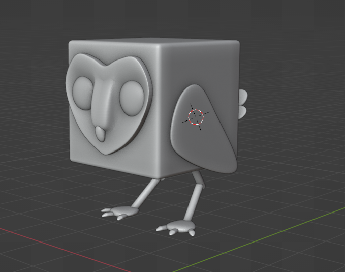 Owl from Blender tutorial V.2 by Dani M | Download free STL model ...