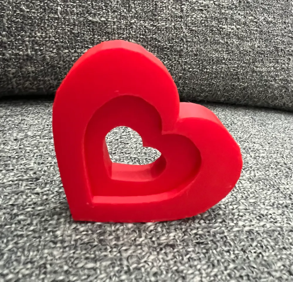 Valentines Day Three Hearts by Ktowns | Download free STL model ...