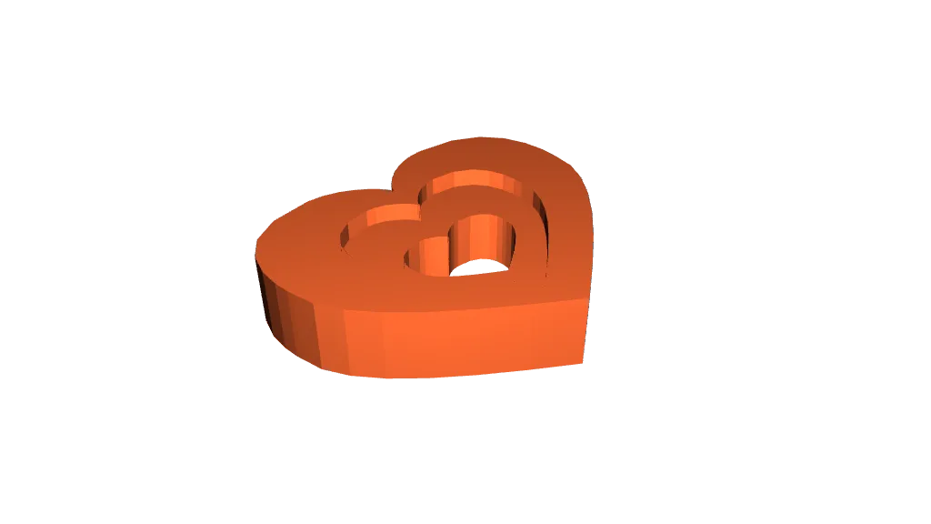 Valentines Day Three Hearts by Ktowns | Download free STL model ...