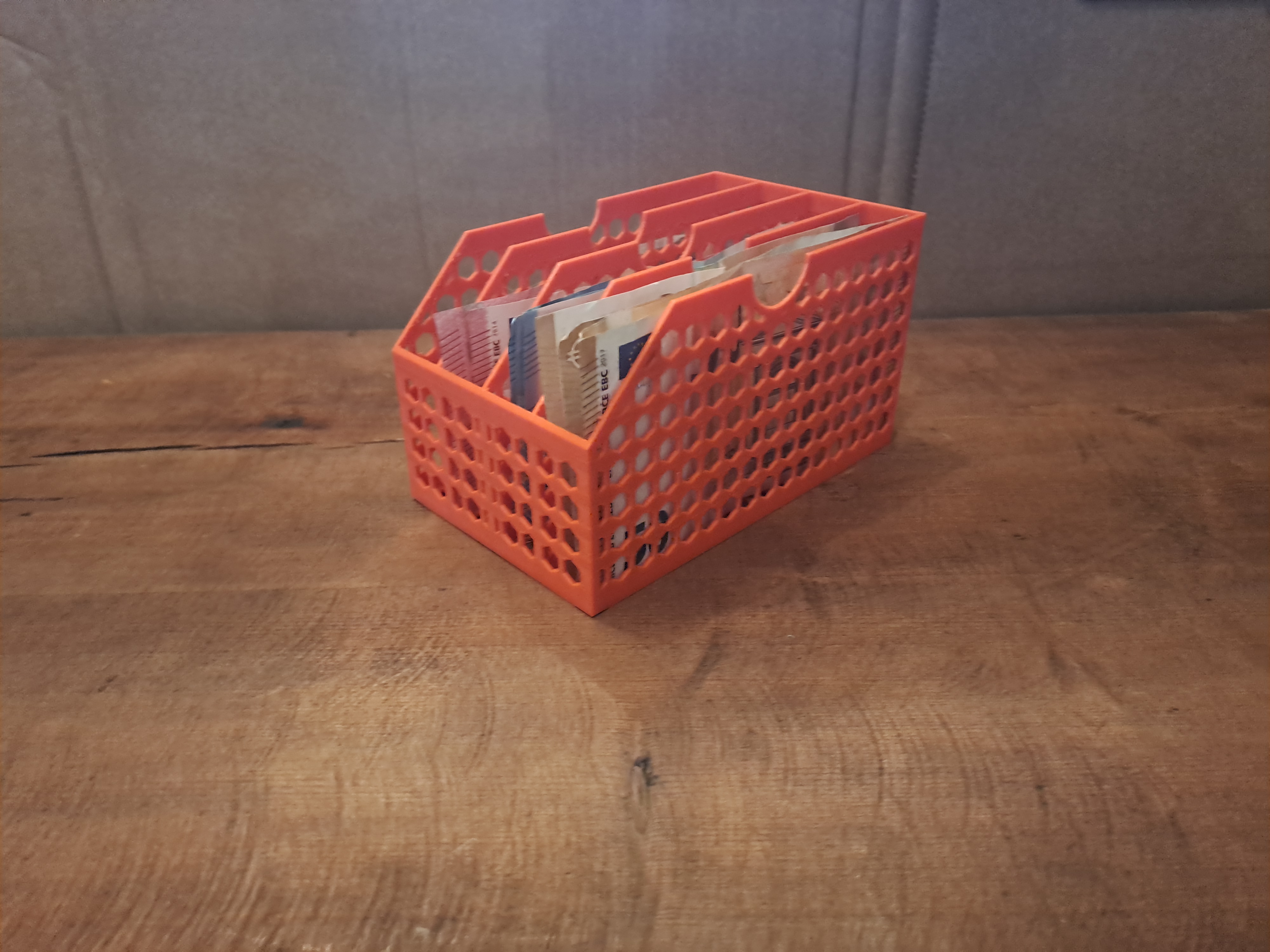hexagon bank notes organizer by Tony3670 | Download free STL model ...