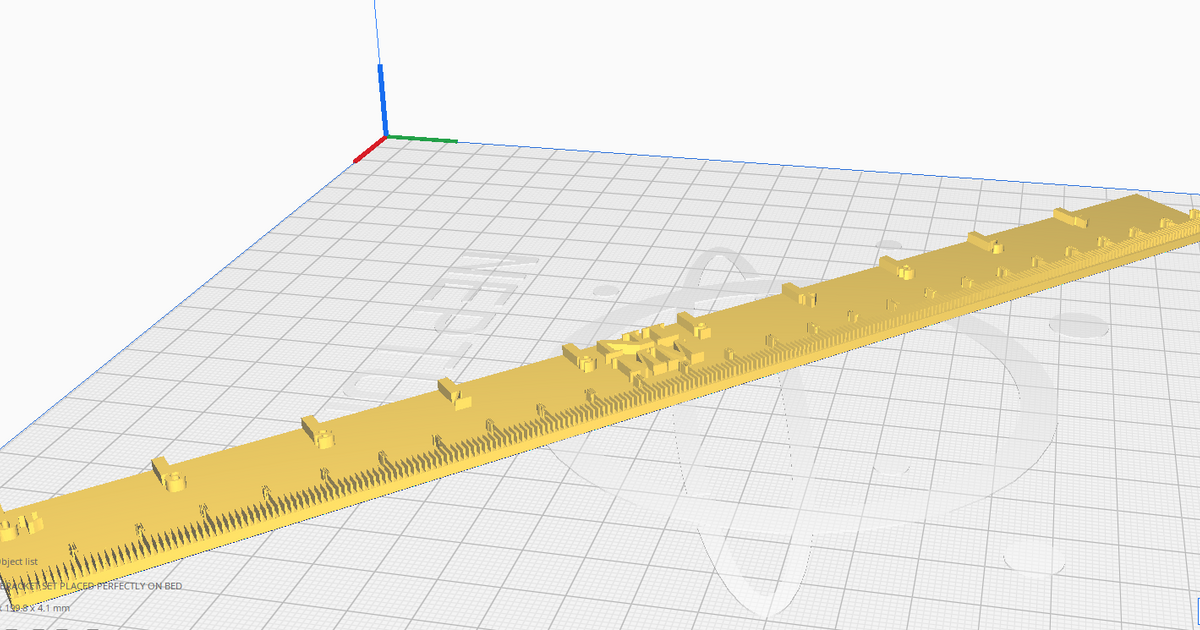 MM/IN RULER by Mr.Ham | Download free STL model | Printables.com