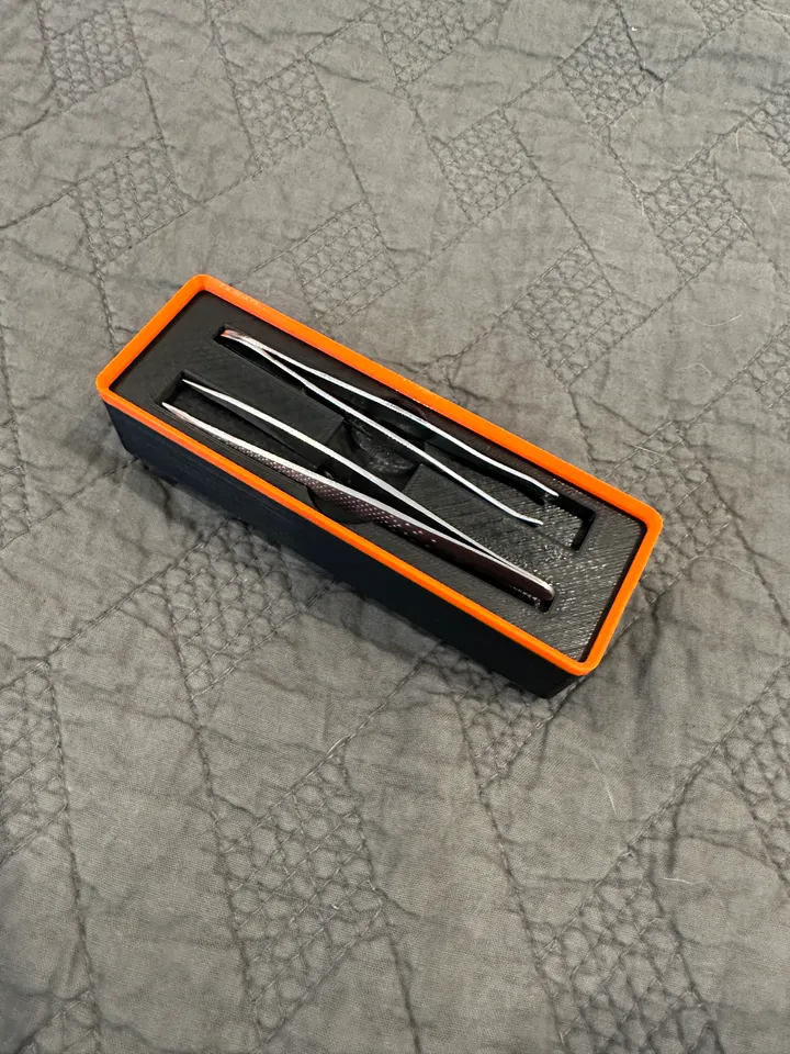 Gridfinity - Tweezer Holder by Chris D | Download free STL model ...