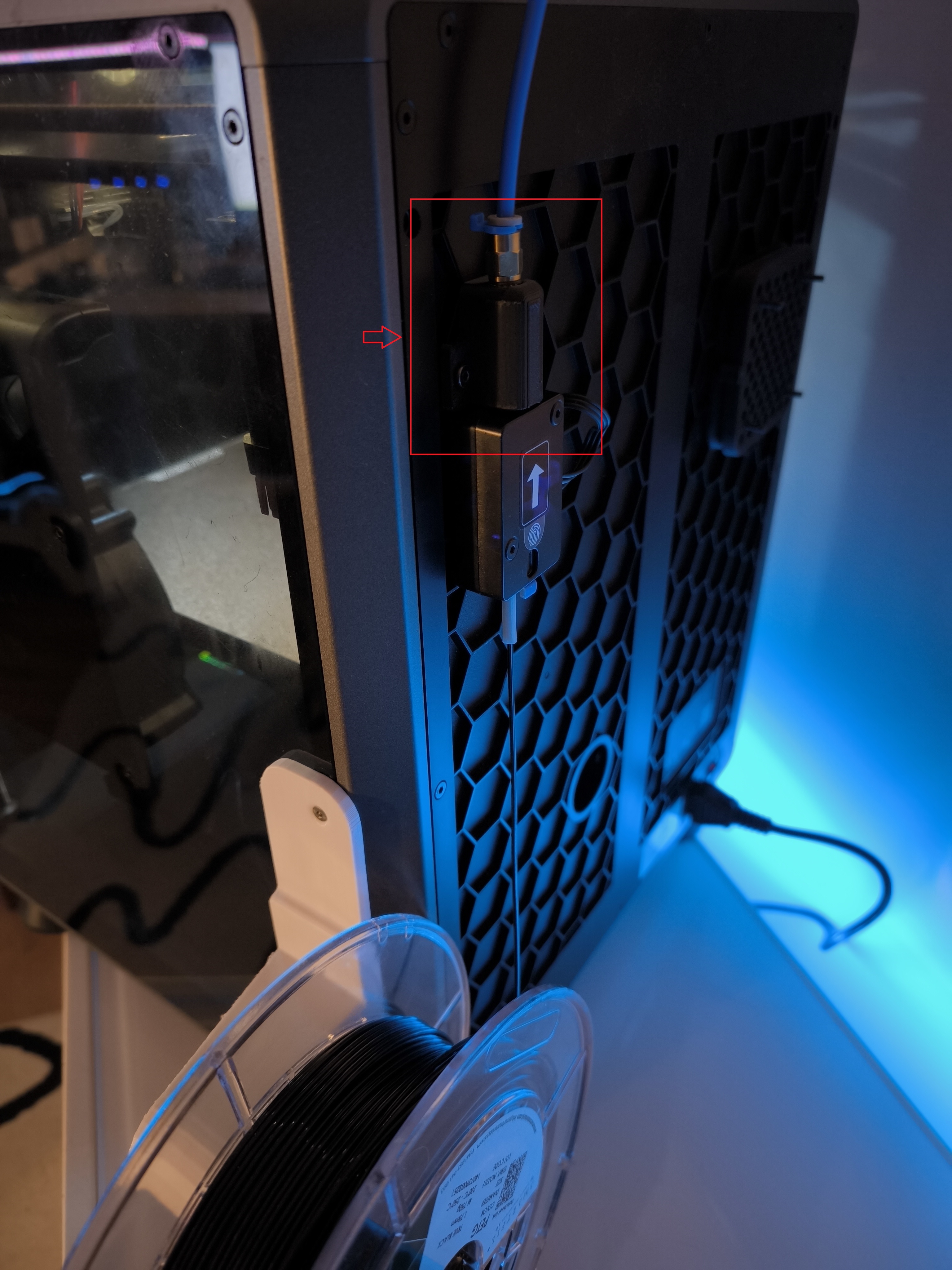 Filament sensor adapter for the K1 by gepigom2883 | Download free STL ...