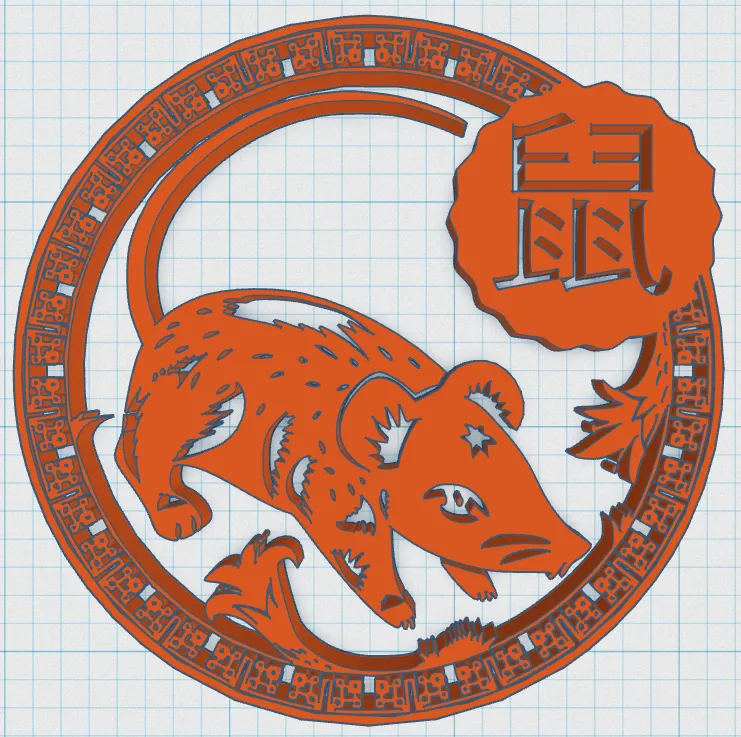 Chinese Zodiac - Rat by Peter Ennist | Download free STL model ...