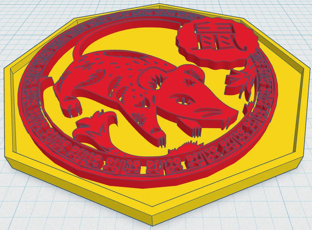 Chinese Zodiac - Rat by Peter Ennist | Download free STL model ...