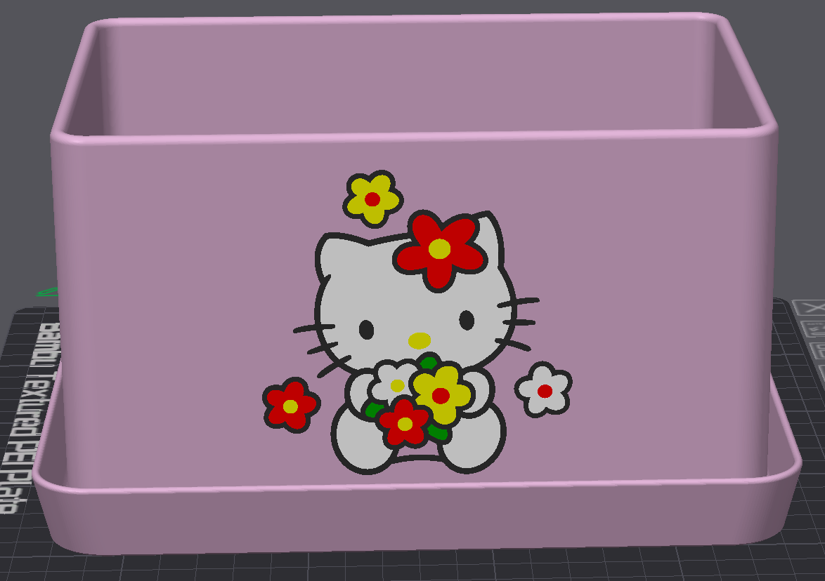 Hello Kitty Planter Box by Jason M. | Download free STL model ...