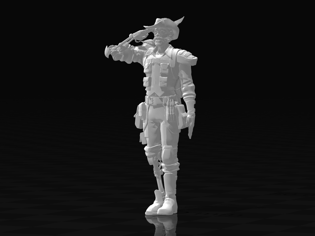 Sir Hammerlock - Borderlands 3 by Griffinvention | Download free STL ...