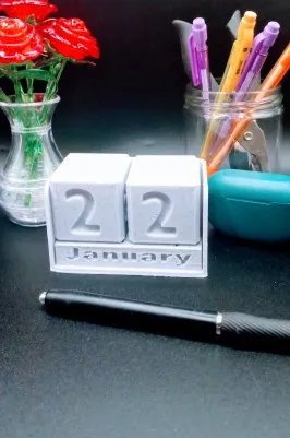 Block Calander by Beck | Download free STL model | Printables.com