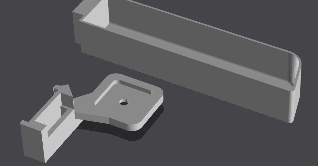 Ender 3 v3 KE removable bin right w. nebula mount par fonzy ...