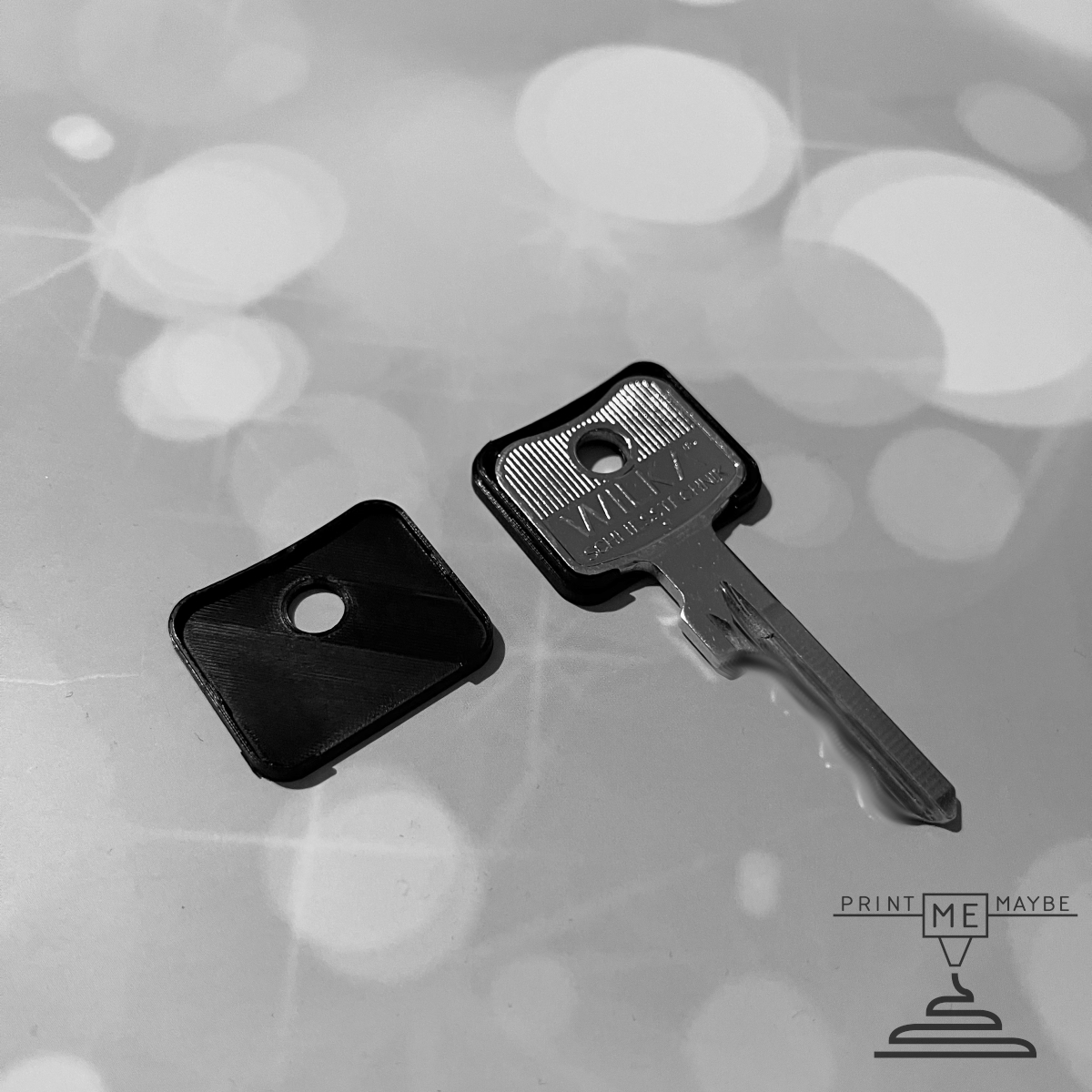 Square Wilka key cap / case by Print Me Maybe | Download free STL model ...