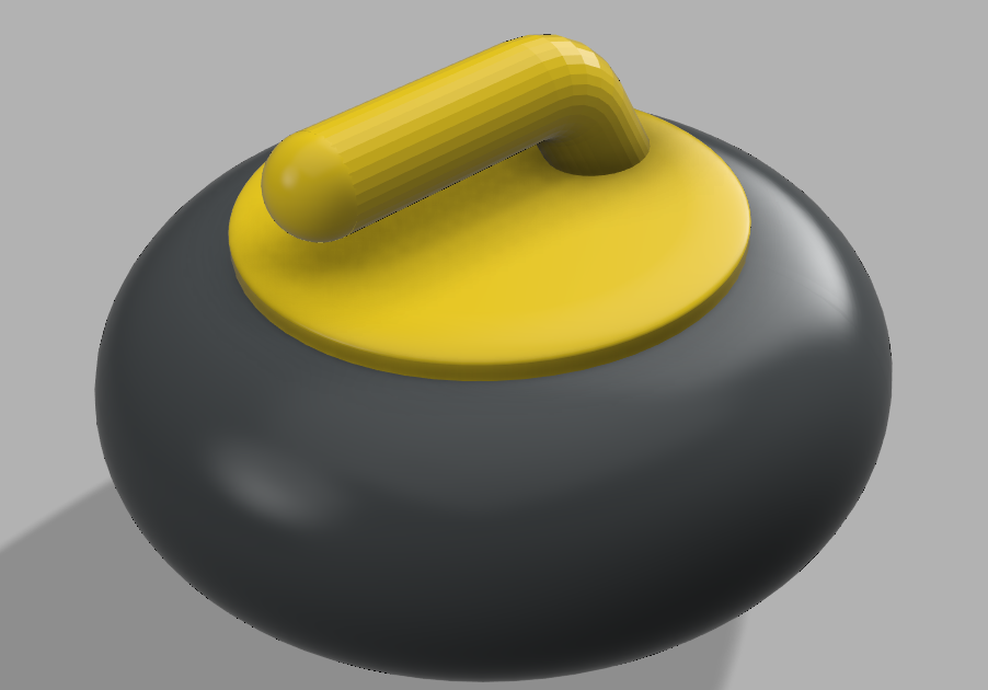 Curling Stone By Owen Ramon Download Free Stl Model