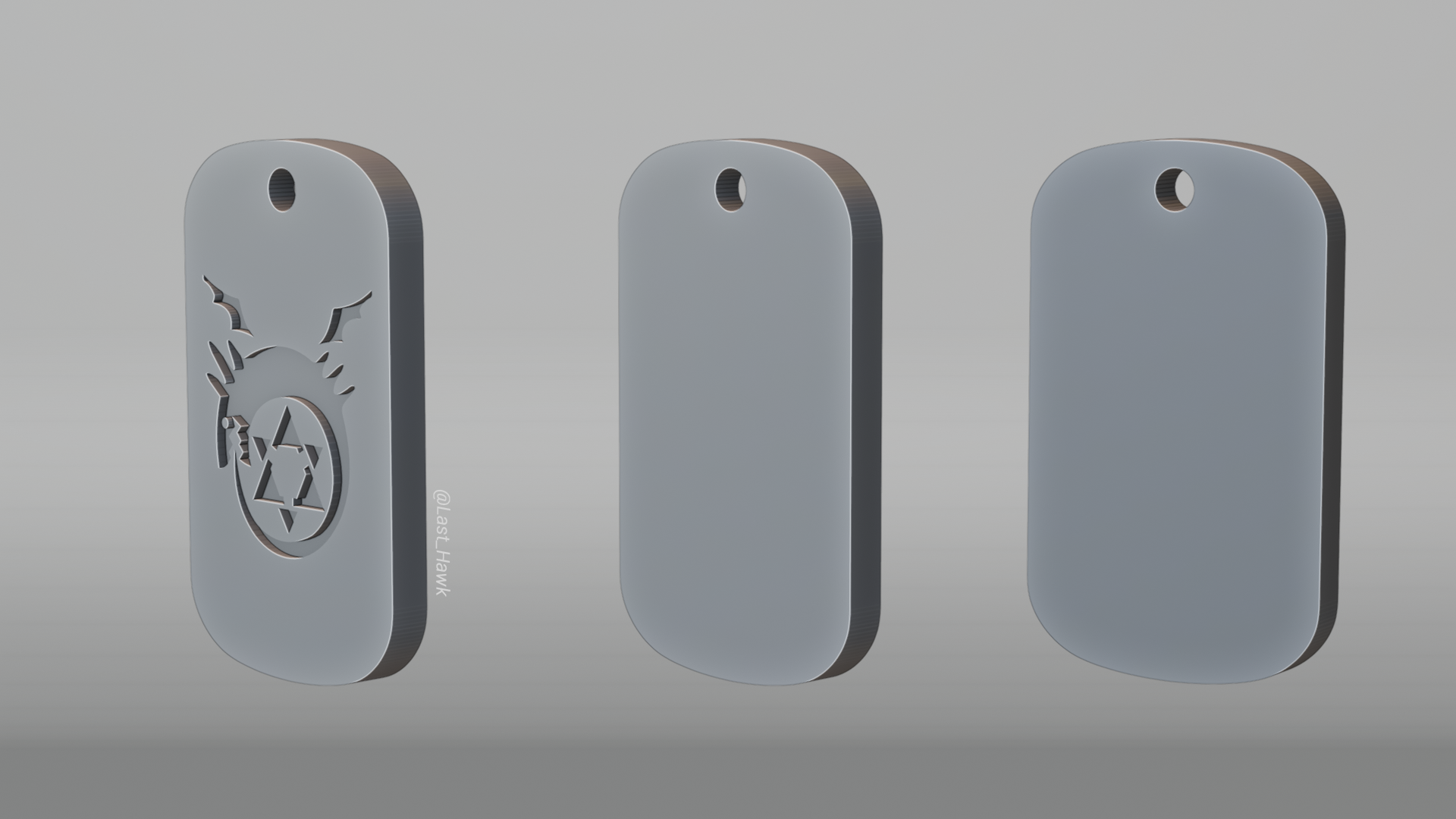 Ouroboros Dogtag Fullmetal Alchemist by Last_Hawk | Download free STL ...