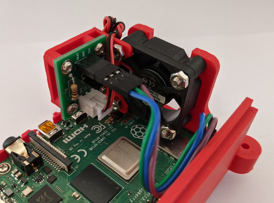 fan cooled Raspberry Pi 4 case by Geoff_B_UK | Download free STL model ...