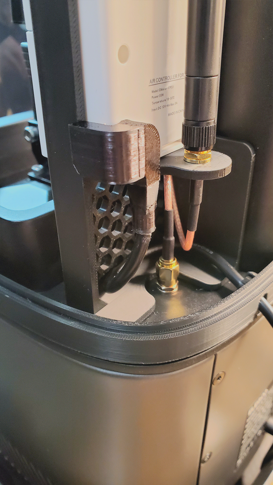 Mars 4 Ultra Resin Printer Heater Bracket with Antenna Mounting by ...