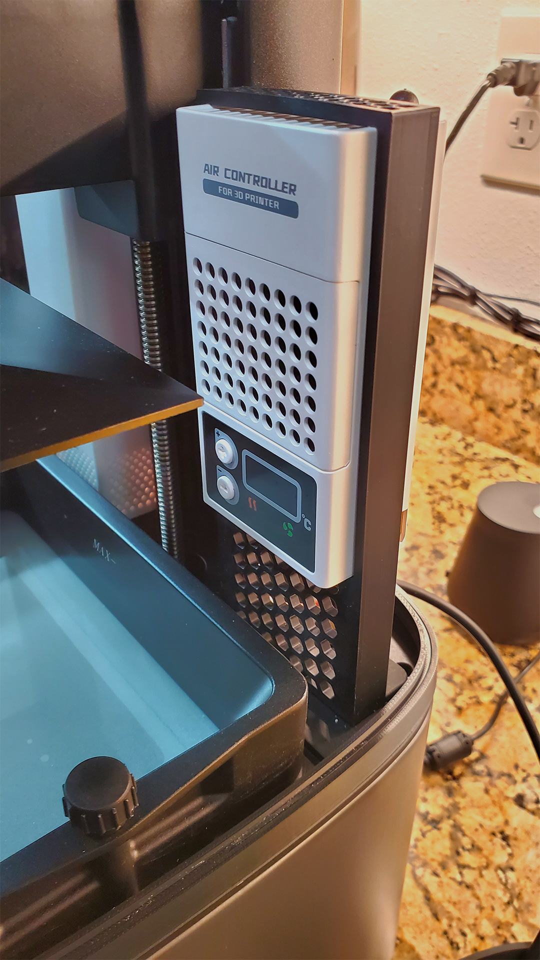 Mars 4 Ultra Resin Printer Heater Bracket with Antenna Mounting by ...