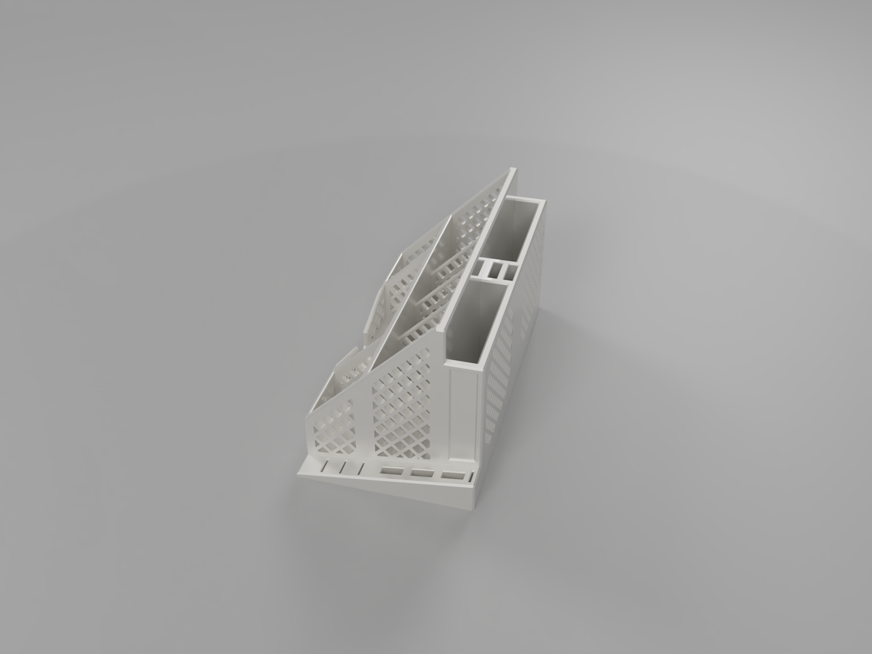 Simple All-In-One 3D printable desk organizer by GreenBit | Download ...
