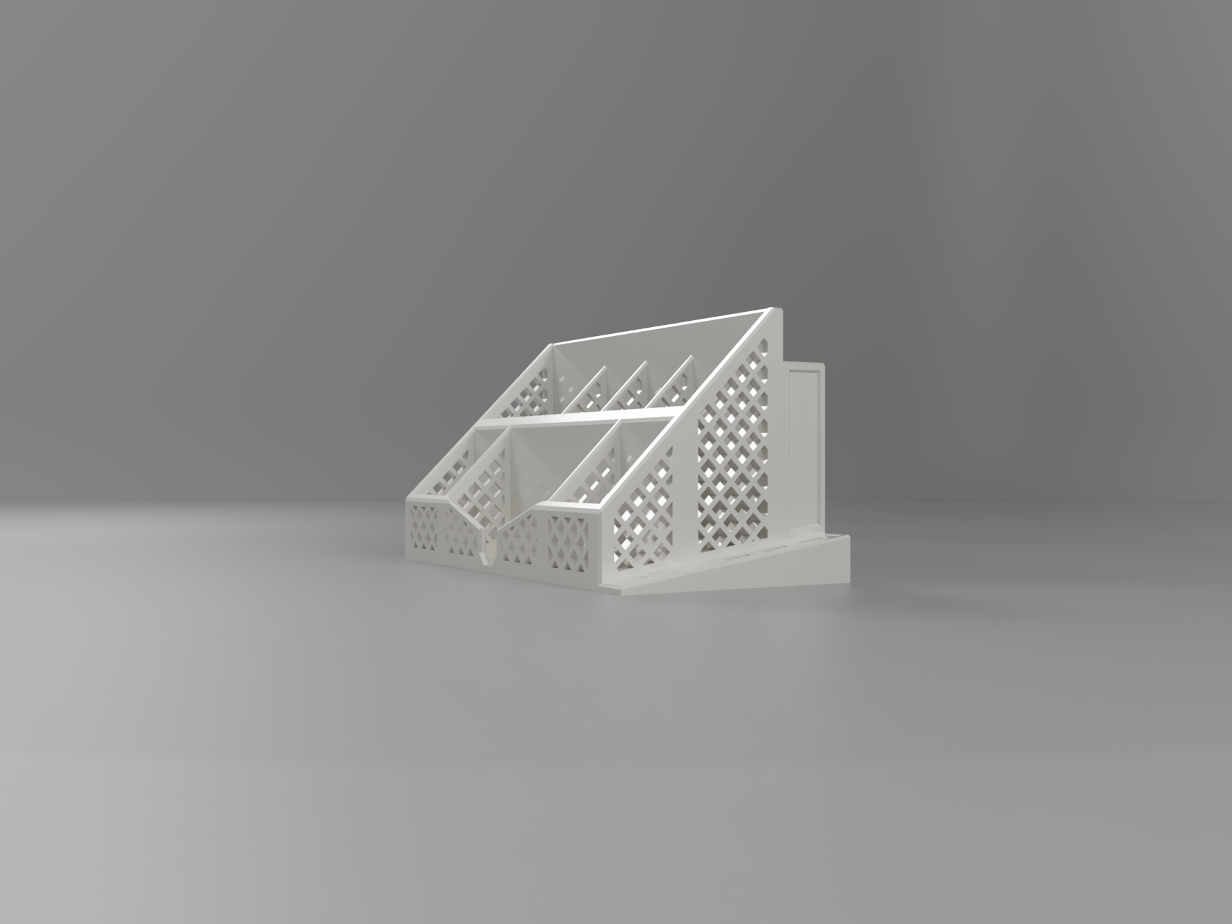 Simple All-In-One 3D printable desk organizer by GreenBit | Download ...