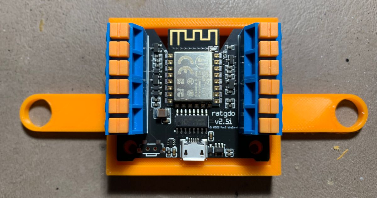 Ratgdo V2 5i With Terminals Open Back By Mark Download Free Stl Model