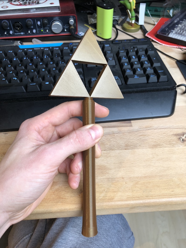 Triforce Christmastree Top by C_hess | Download free STL model ...