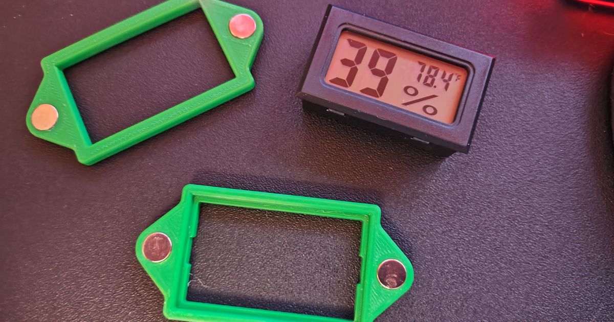 Magnetic Frame for Rectangular Hygrometer by thanatos8877 | Download ...