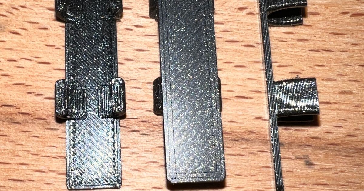 Cable label for round cables (6-7mm) by Dixie_do | Download free STL ...