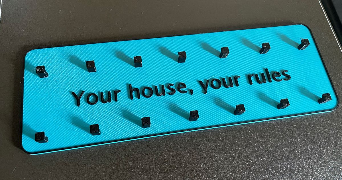 Key hanger by Norbert | Download free STL model | Printables.com