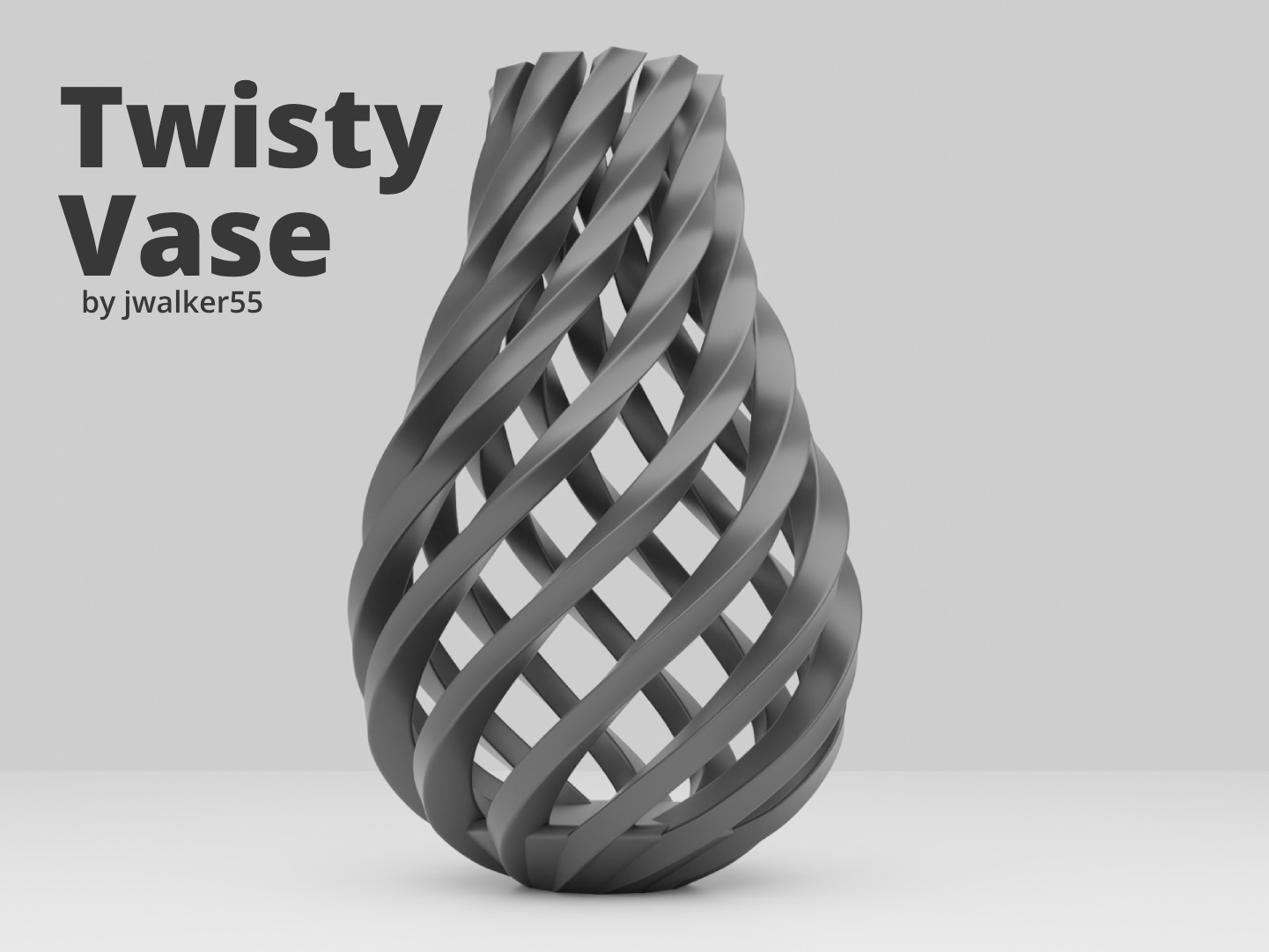 Twisty Vase by Jason Walker | Download free STL model | Printables.com