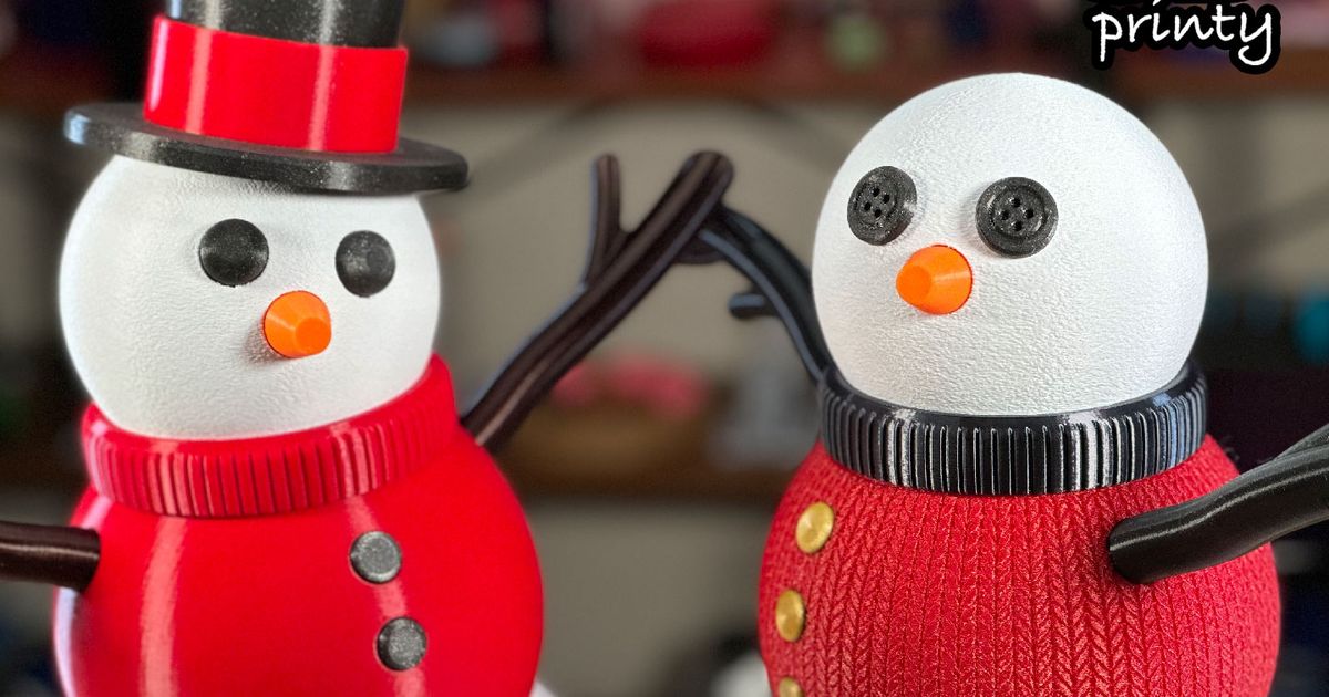 Giant Snowman - Plain Head by 3D Printy | Download free STL model ...