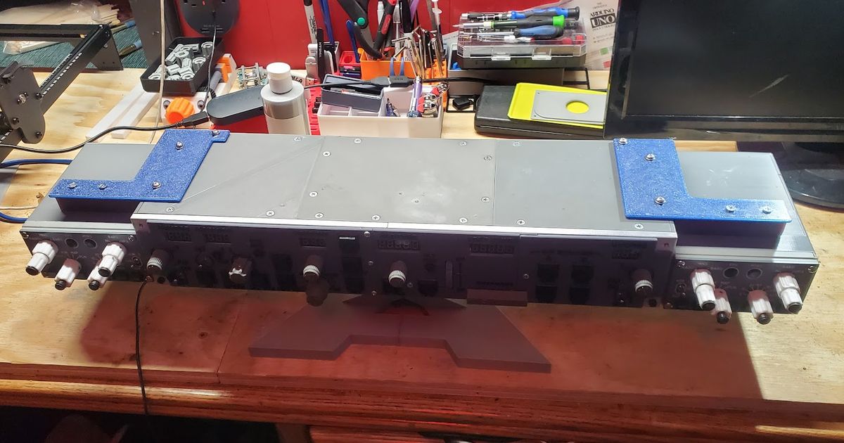 MCP / EFIS STAND FOR 737DIYSIM 3D PRINTABLE mcp by Ryan Gralinski ...