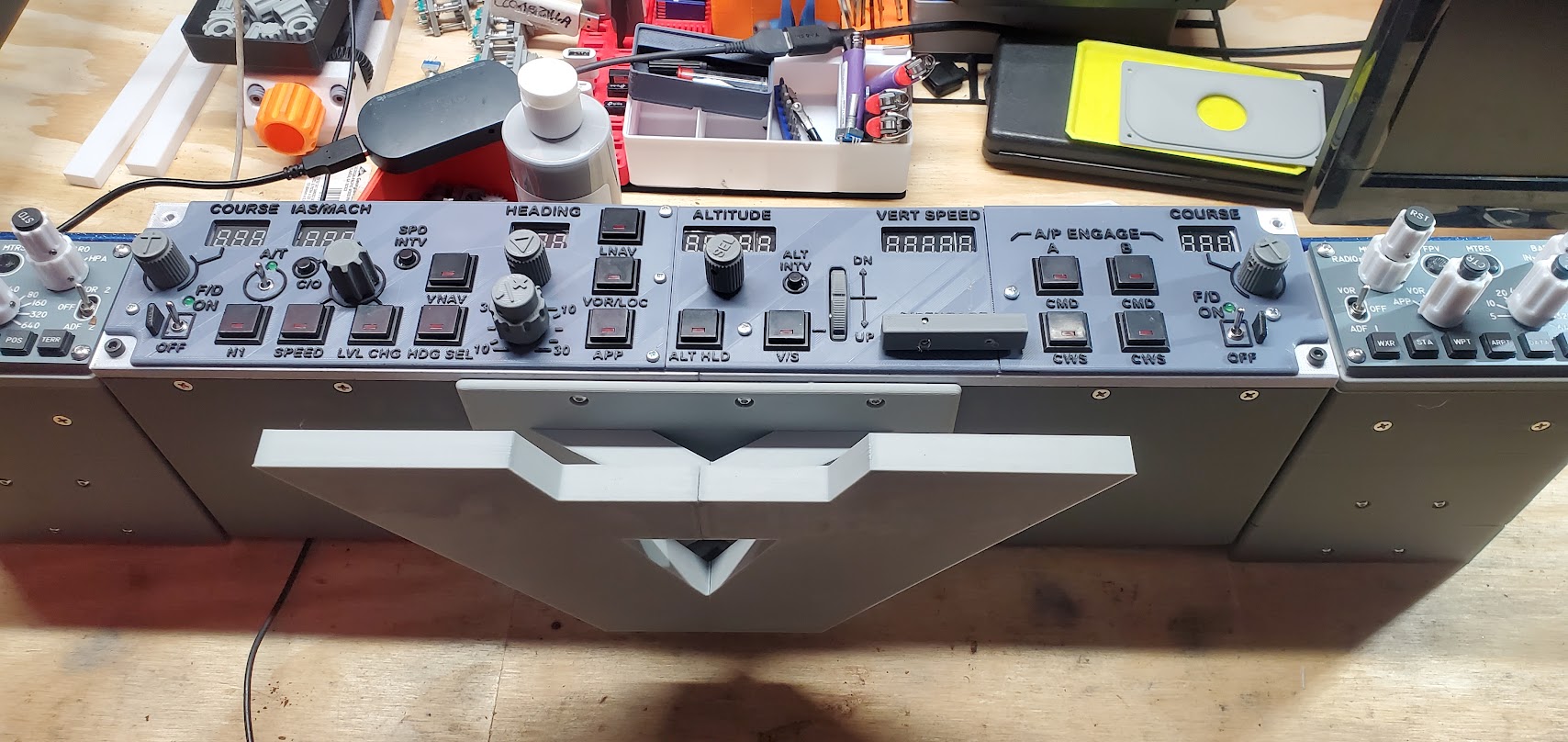 MCP / EFIS STAND FOR 737DIYSIM 3D PRINTABLE mcp by Ryan Gralinski ...