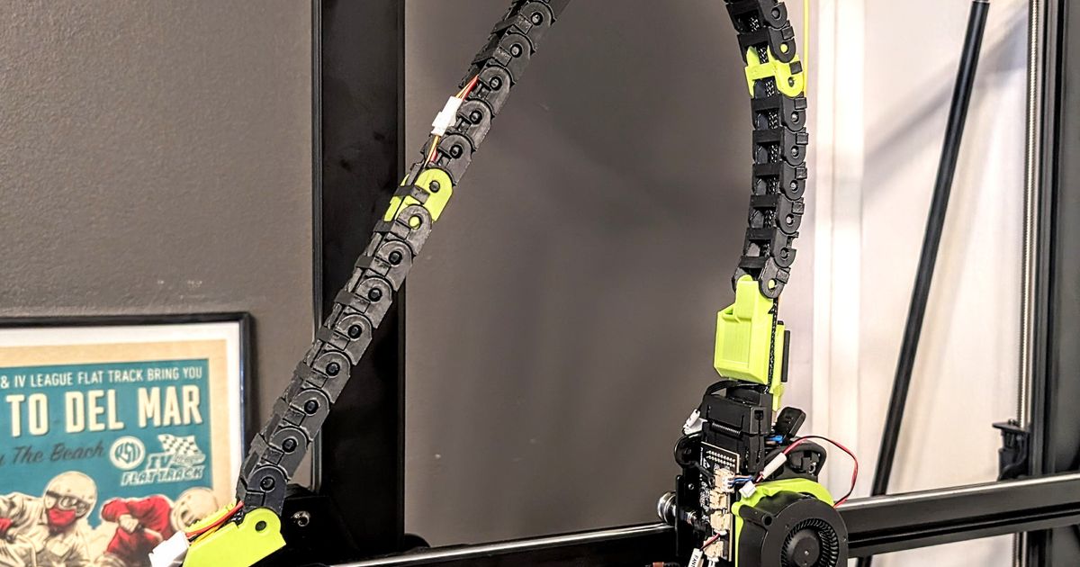 Kobra 2 Drag Chain X Axis por DrewDeeDoo | Descargar modelo STL ...