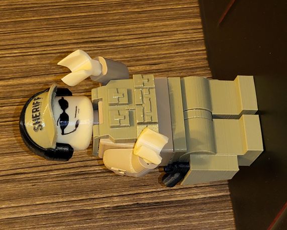 Lego Type Tactical SHERIFF by 3D Copper | Download free STL model ...