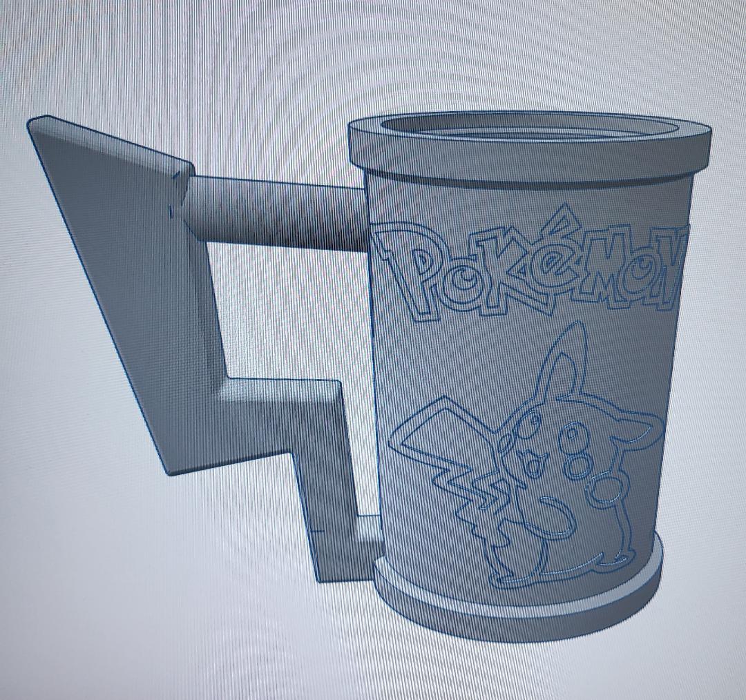 Pokémon soda holder mug by 3D Copper | Download free STL model ...
