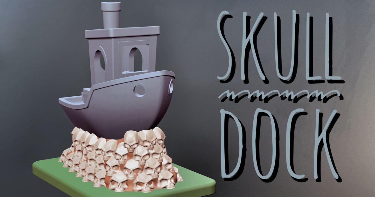 Skull Dock by Bugman_140 | Download free STL model | Printables.com